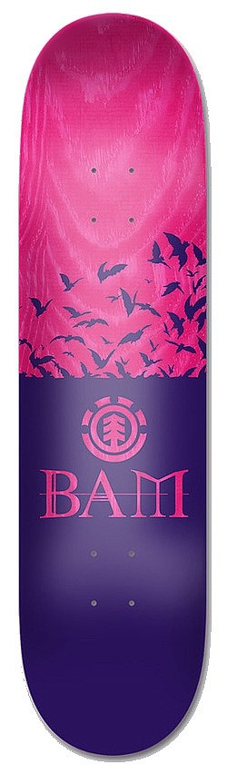 skateboard Element Bam Heartagram Bats - Assorted - Snowboard shop ...