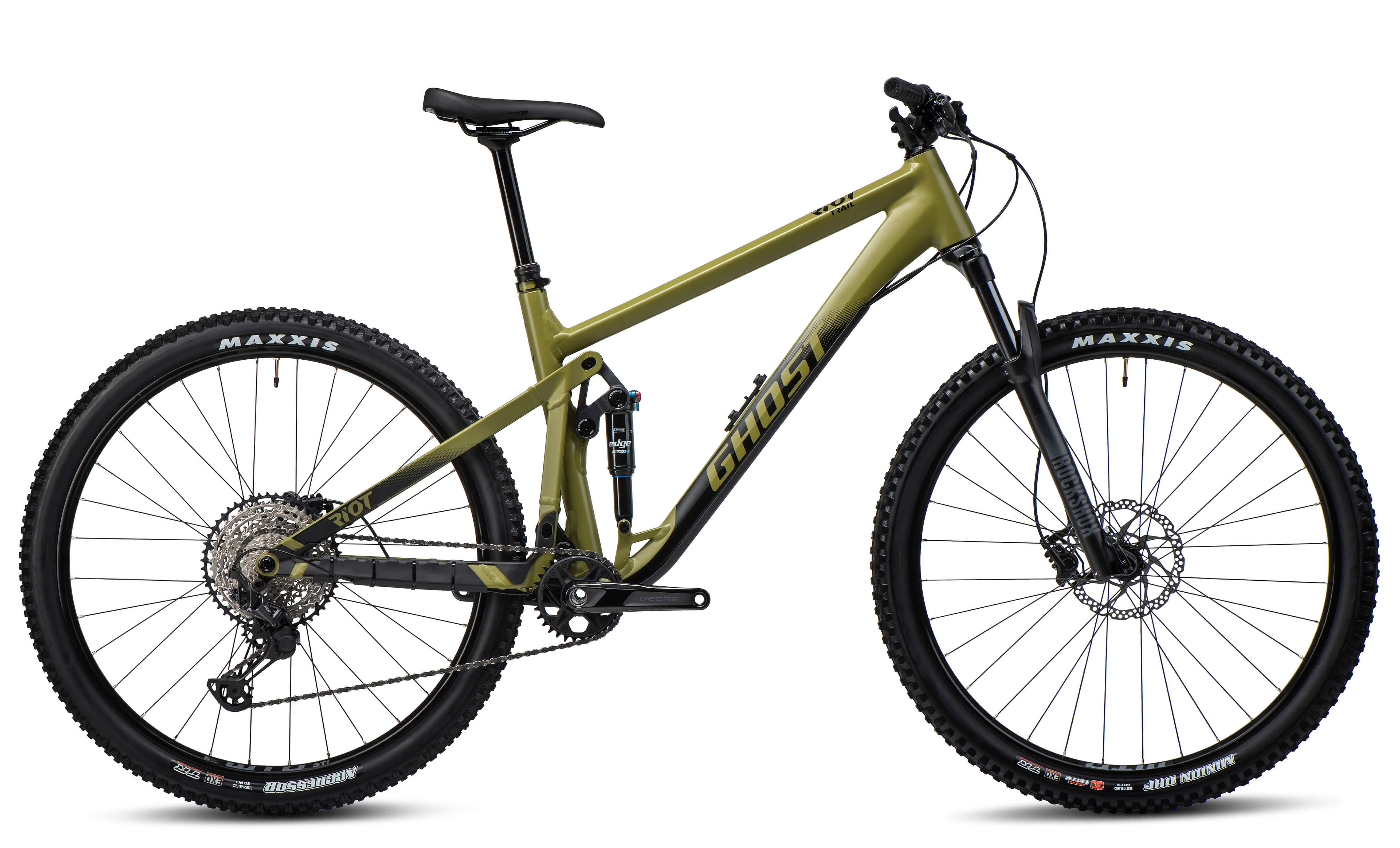 rower Ghost Riot Trail 29" - Olive Green/Black - snowboard-online.pl