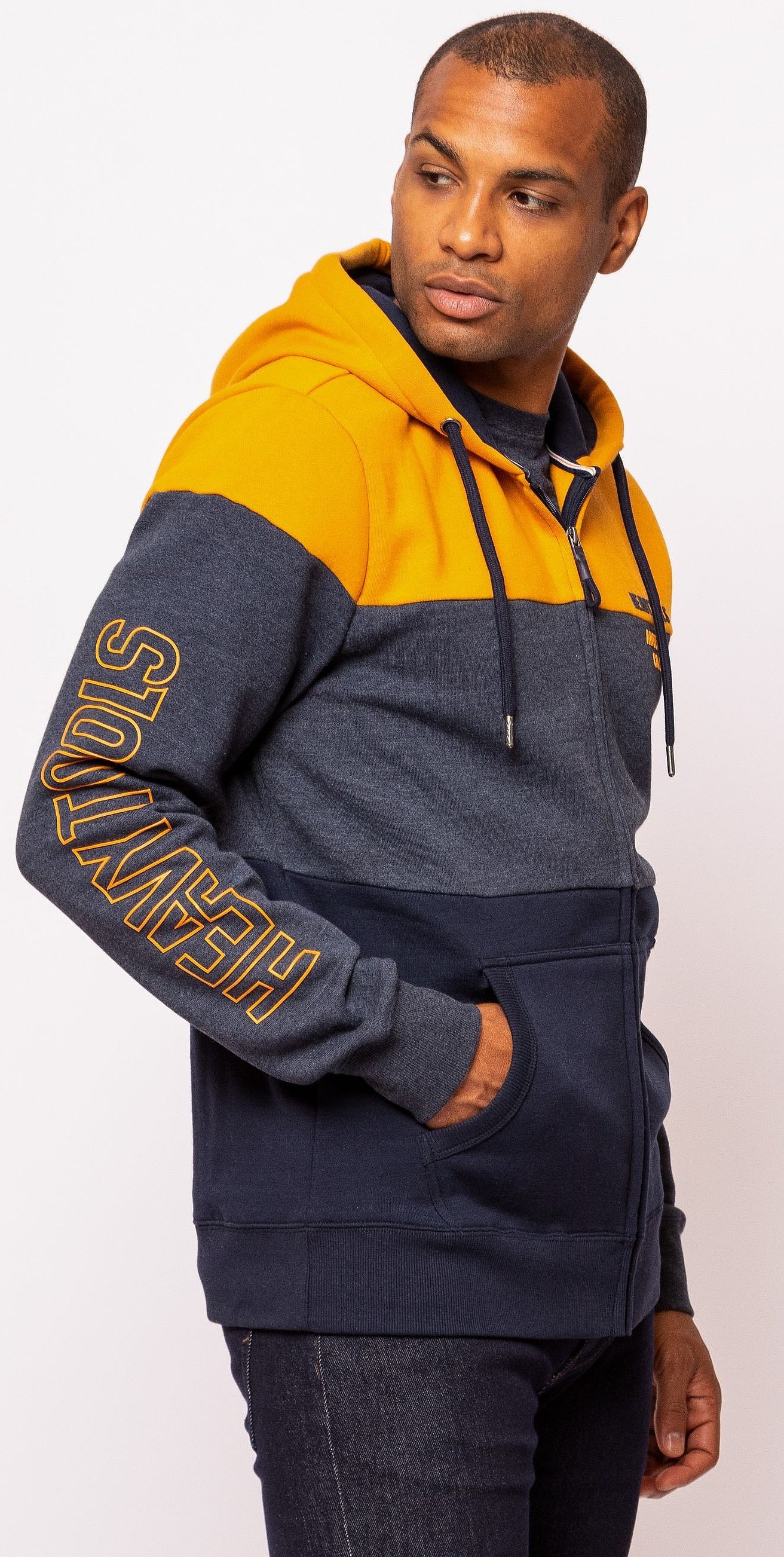 bluza Heavy Tools Spiral Zip - Corn - snowboard-online.pl