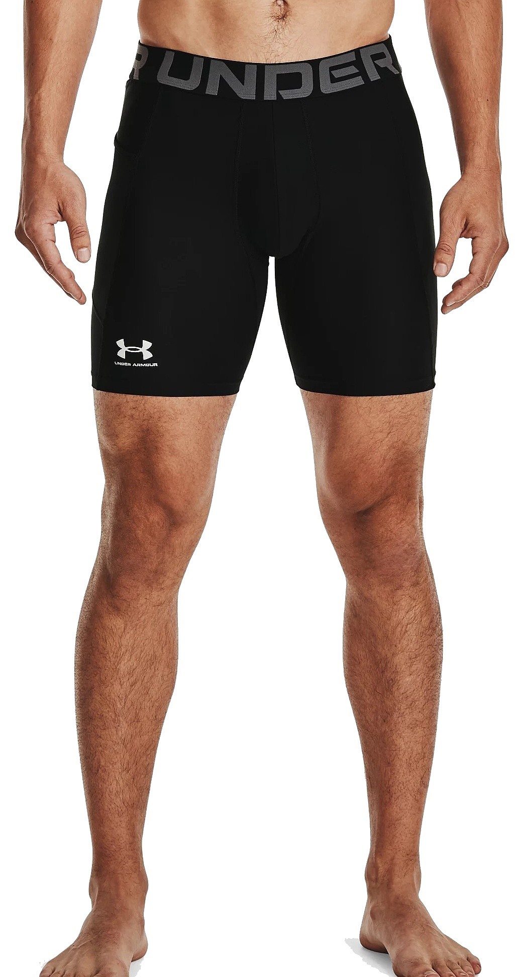 trenky Under Armour HeatGear Armour Compression - 001/Black/White ...