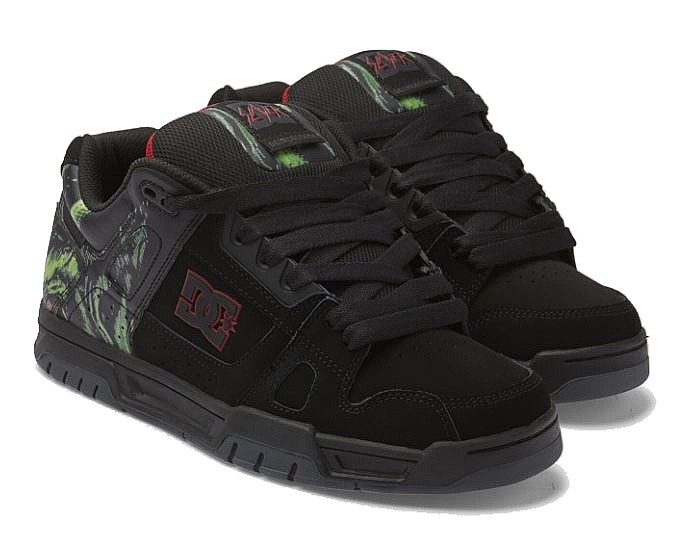 boty DC Slayer Stag - XKGK/Black/Green/Black | Blackcomb.cz