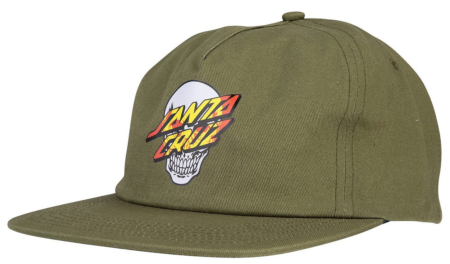 kšiltovka Santa Cruz Dressen Skull Dot - Sea Kelp | Blackcomb.cz