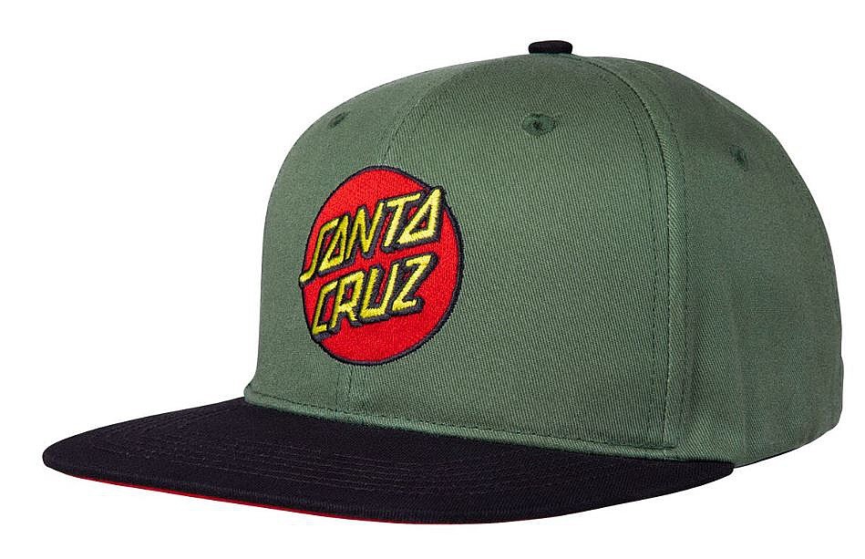 kšiltovka Santa Cruz Classic Dot Snapback - Sage/Black | Blackcomb.cz