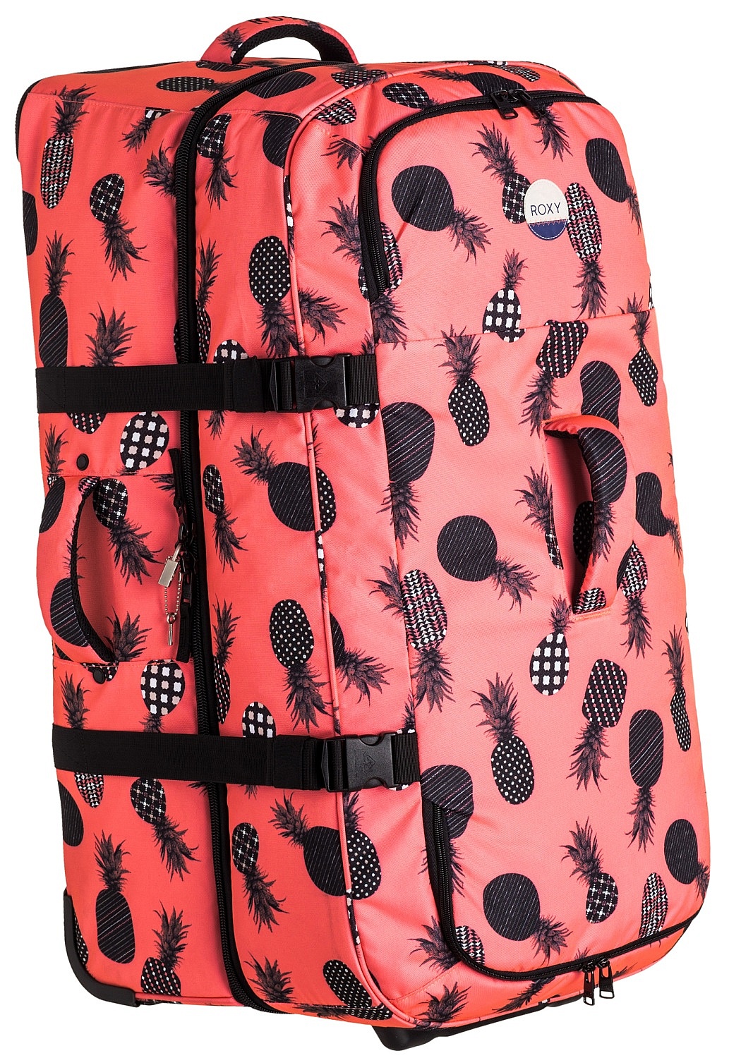 suitcase Roxy Long Haul - NKN6/Ax Neon Grapefruit Pineapple Dots ...