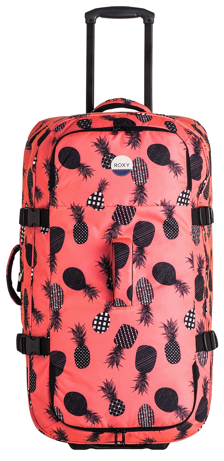 suitcase Roxy Long Haul - NKN6/Ax Neon Grapefruit Pineapple Dots ...