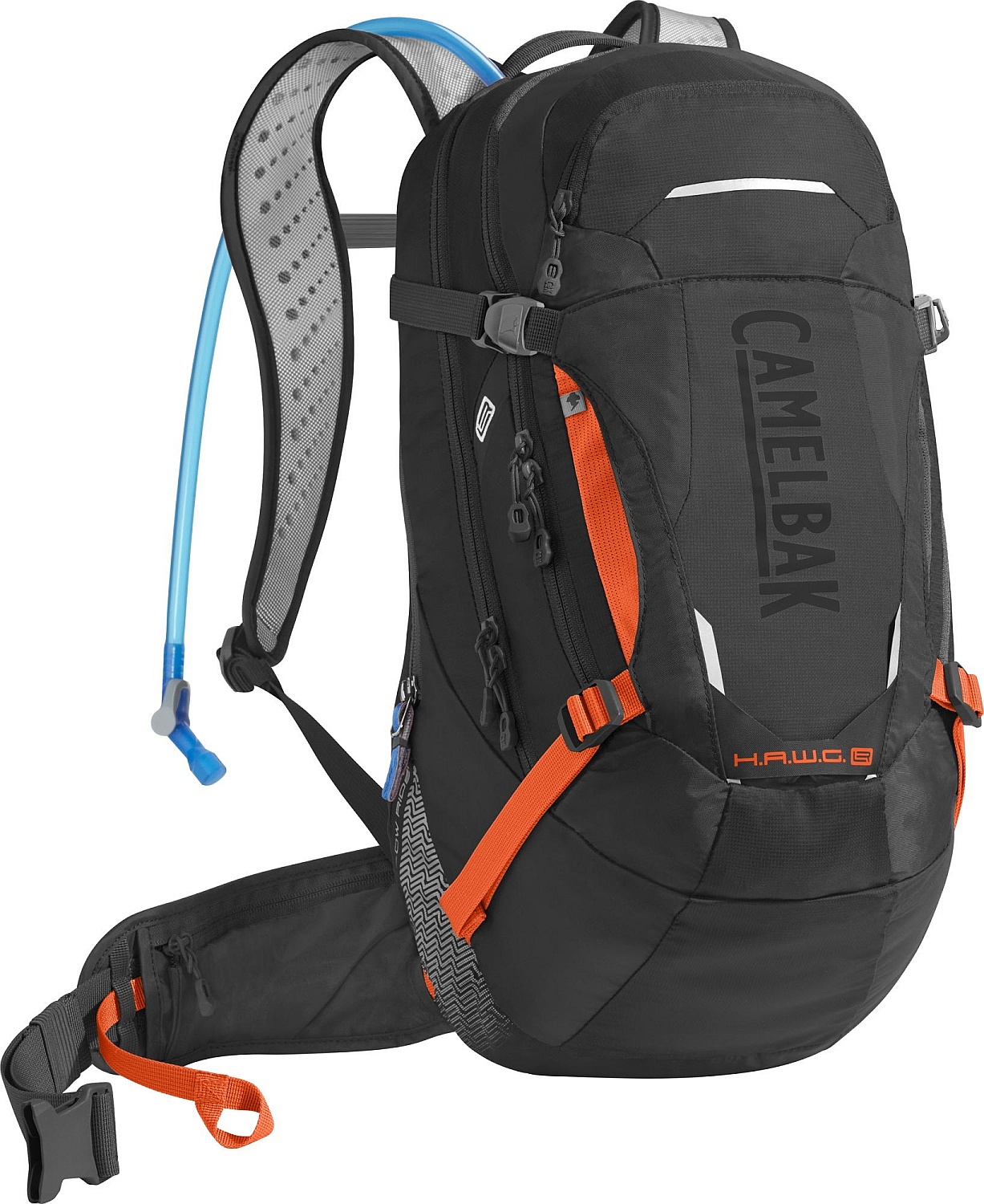 Rucksack Camelbak Hawg LR - Black/Laser Orange - Snowboard shop ...