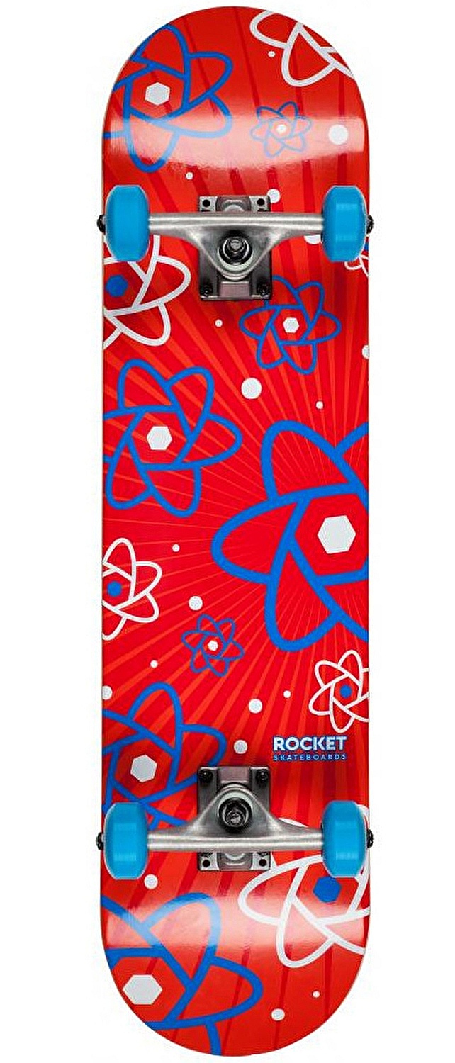 skateboard Rocket Atom Multiply Complete - Red - Snowboard shop ...