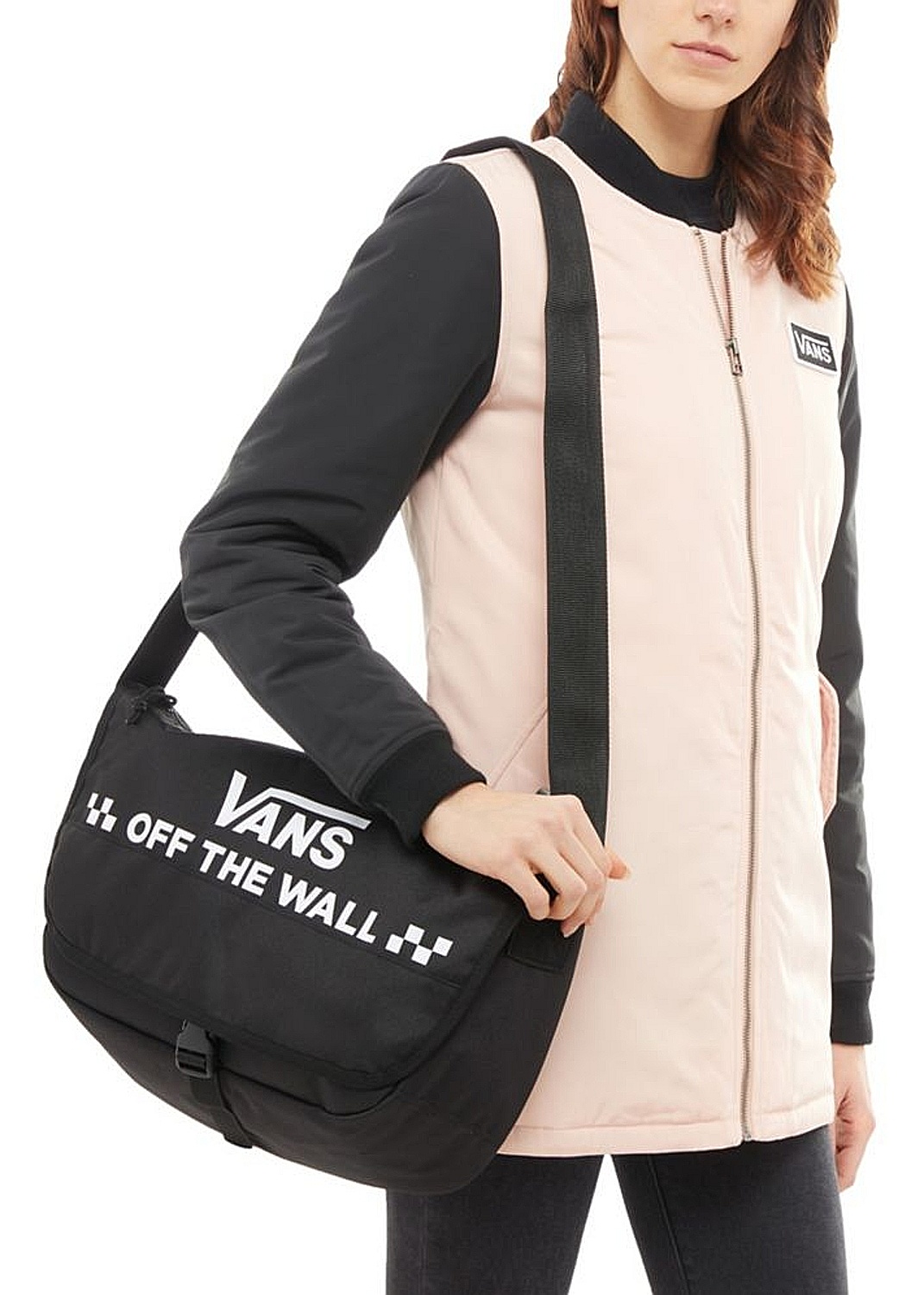 taška Vans Courier Messenger - Black - batohy-online.cz
