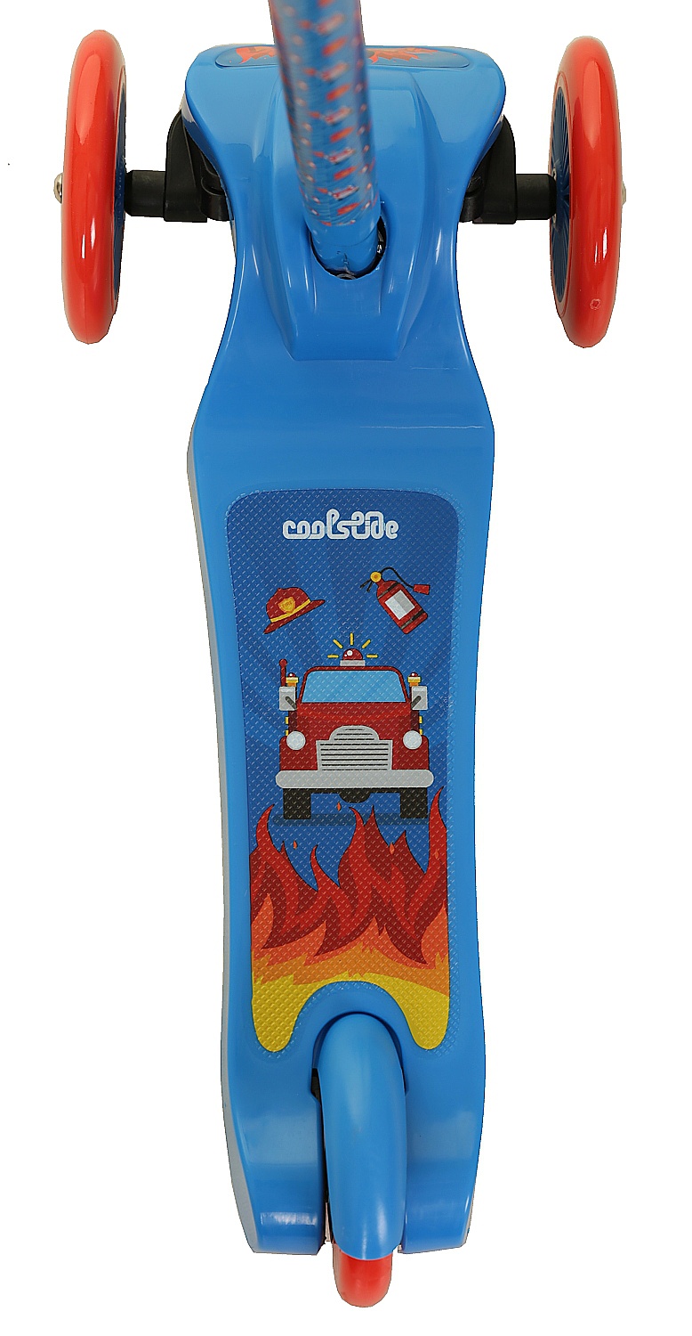 koloběžka Cool Slide Fireman Scooter - Firefighter Print/Poseidon ...
