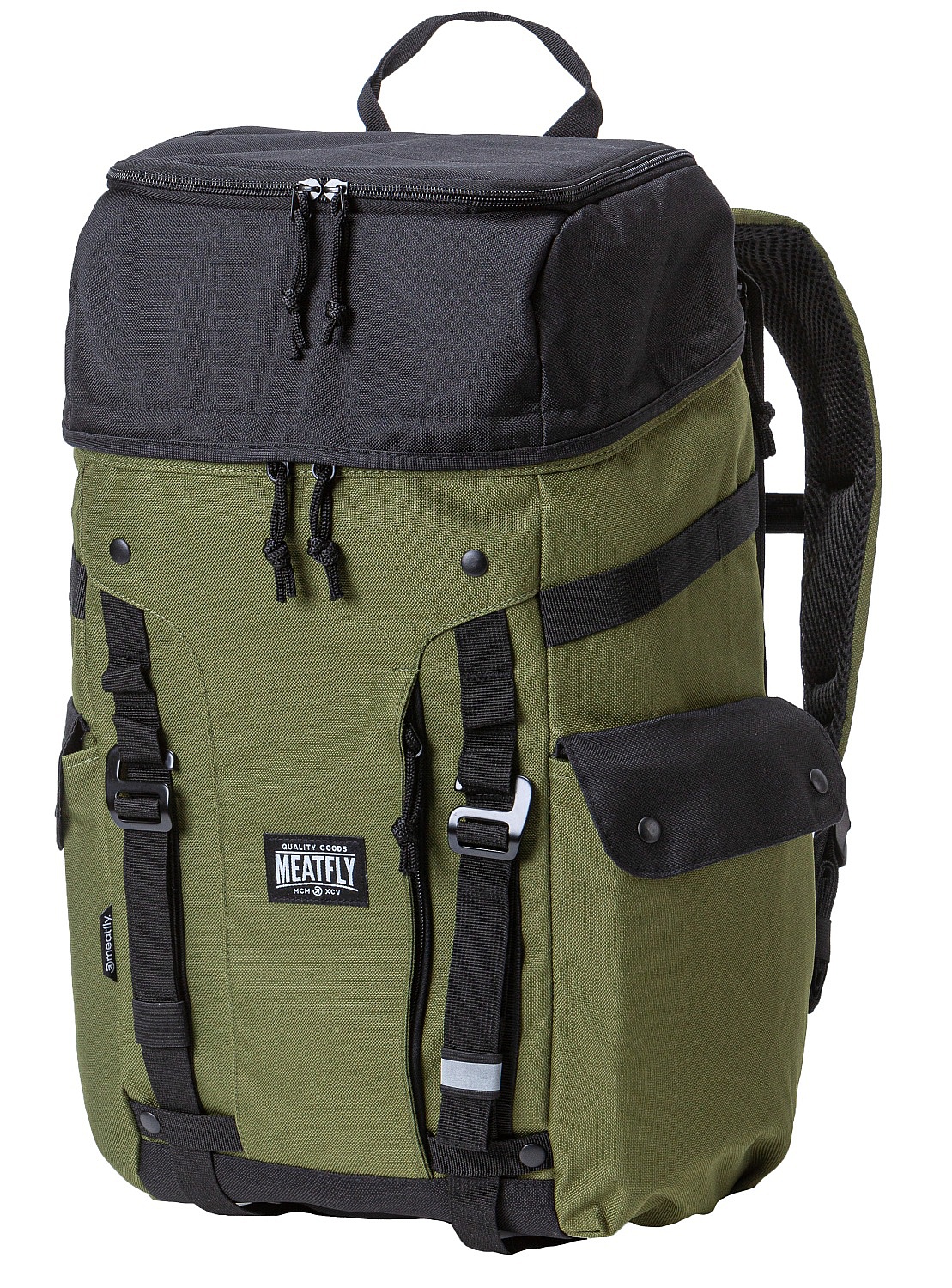 batoh Meatfly Scintilla 2 - A/Black/Vivid Olive - Snowboard shop ...