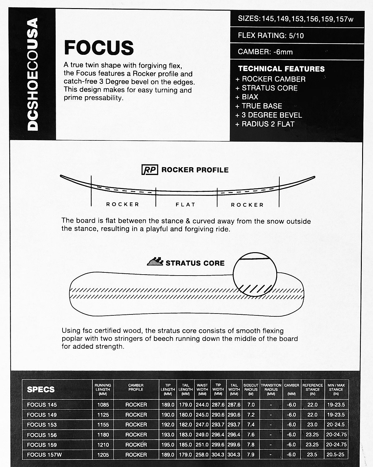 snowboard DC Focus - Multi - Snowboard shop, skateshop - blackcomb.cz