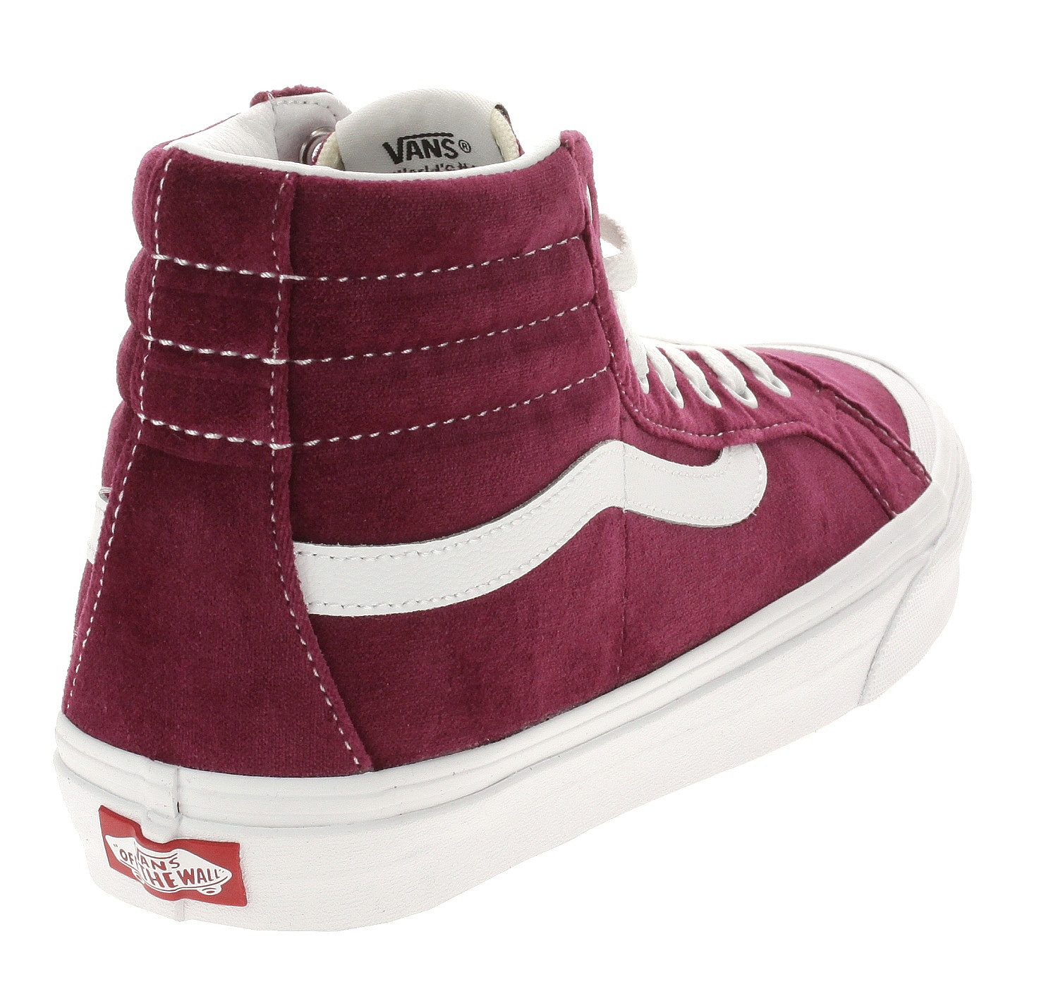 shoes Vans Sk8-Hi Reissue 138 - Velvet/Beet Red/True White - Snowboard ...