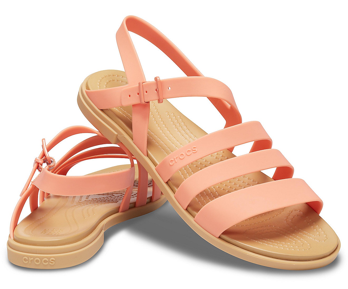 shoes Crocs Tulum Sandal - Grapefruit/Tan - women´s - Snowboard shop ...