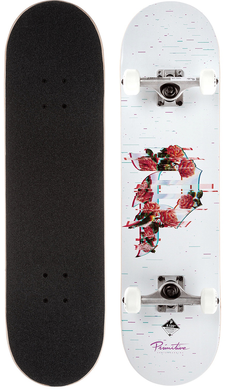 skateboard Primitive Dirty P RGB Complete - White - Snowboard shop ...