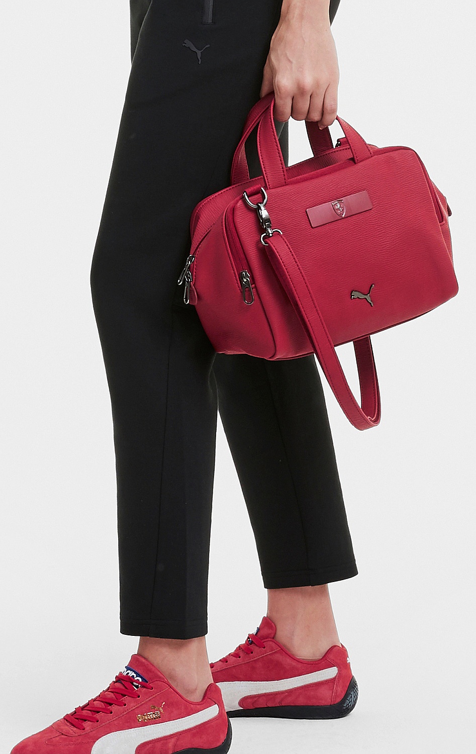 taška Puma Ferrari Style Handbag - Red Dahlia - Snowboard shop ...