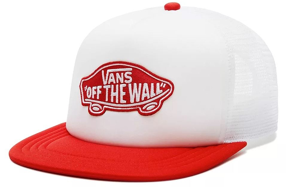 kšiltovka Vans Classic Patch Trucker - White/High Risk Red - Snowboard ...