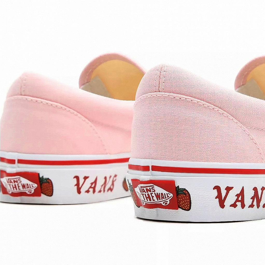 shoes Vans Classic Slip-On - Sidewall Print/Blushing Bride/Strawberry ...
