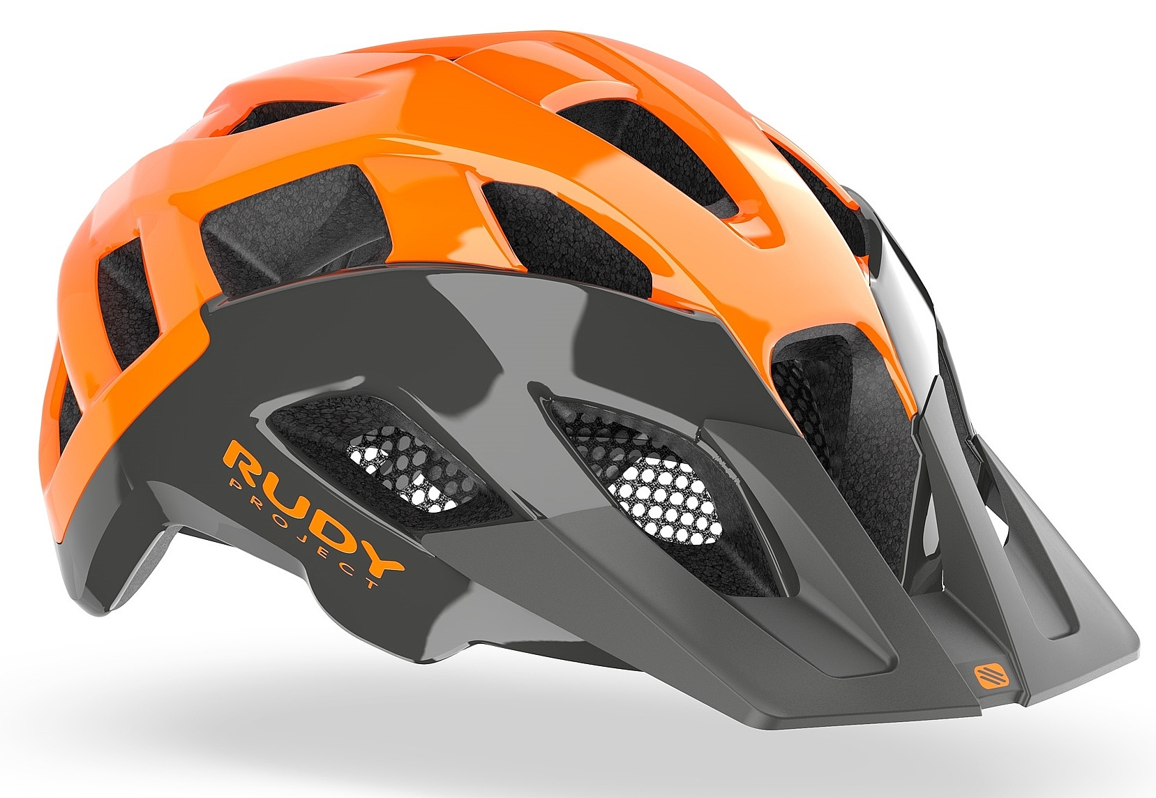 helma Rudy Project Crossway - Lead/Orange Fluo Shiny - Snowboard shop ...