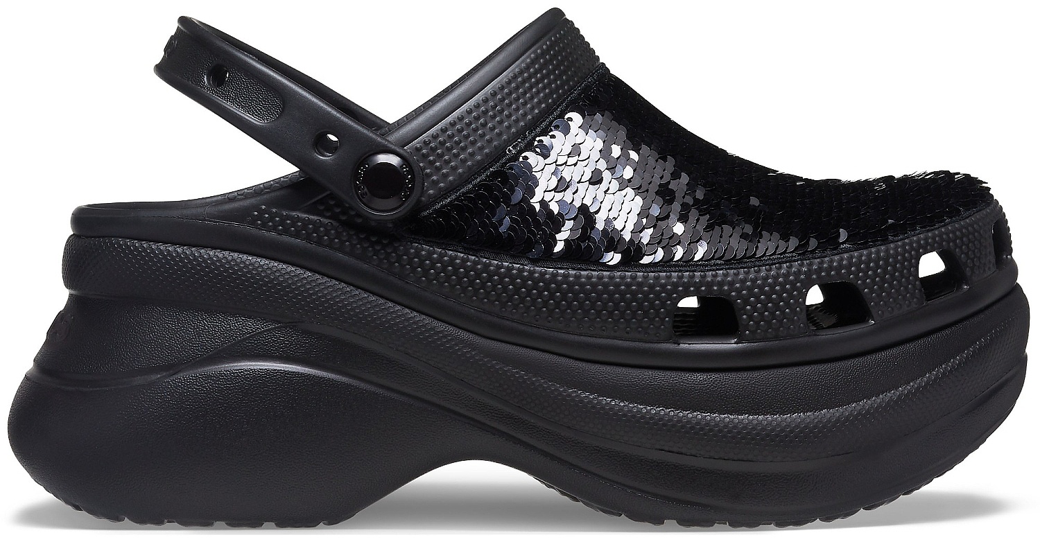 shoes Crocs Classic Bae Sequin Clog - Black/Multi - women´s - Snowboard ...