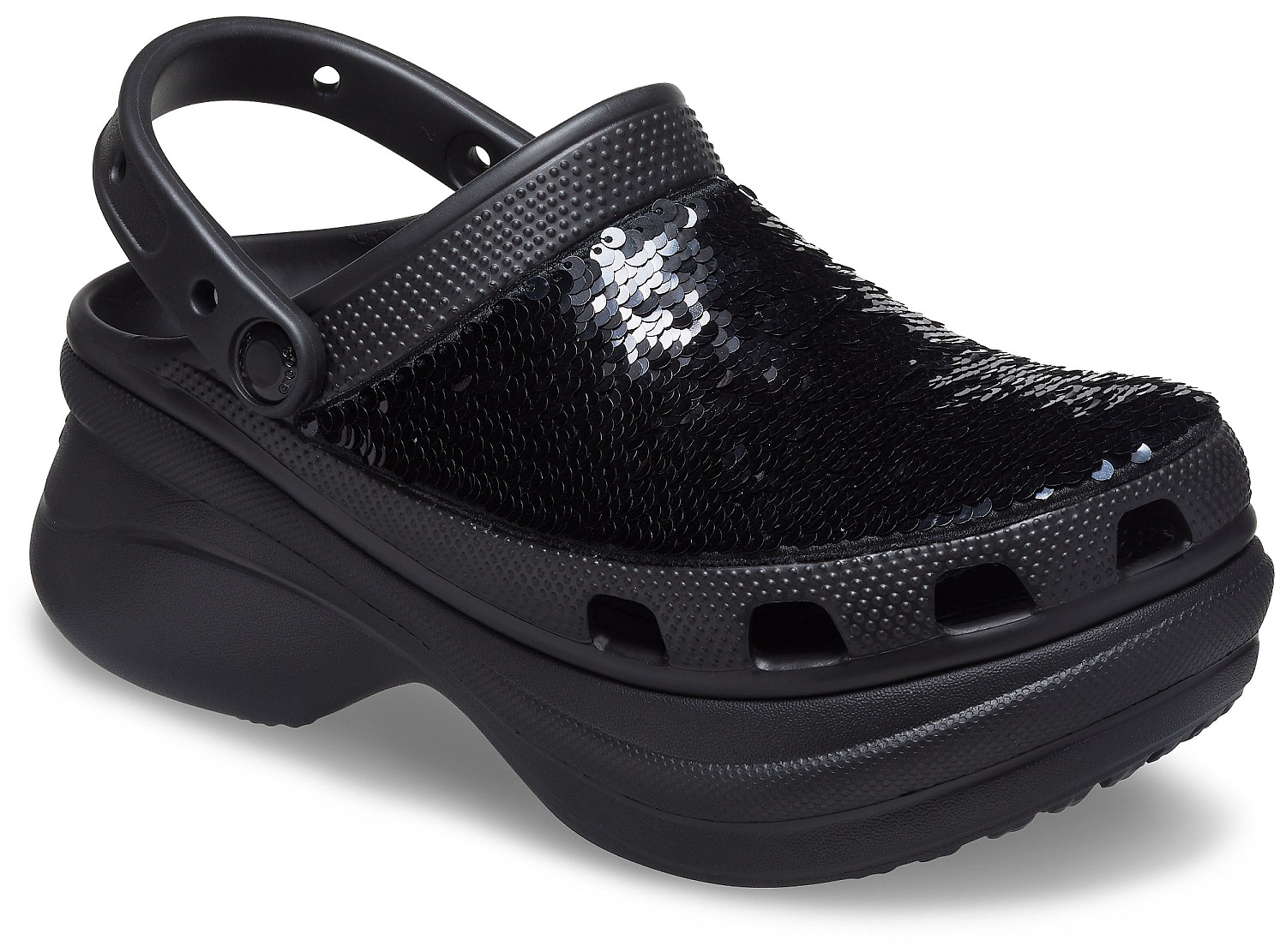 shoes Crocs Classic Bae Sequin Clog - Black/Multi - women´s - Snowboard ...