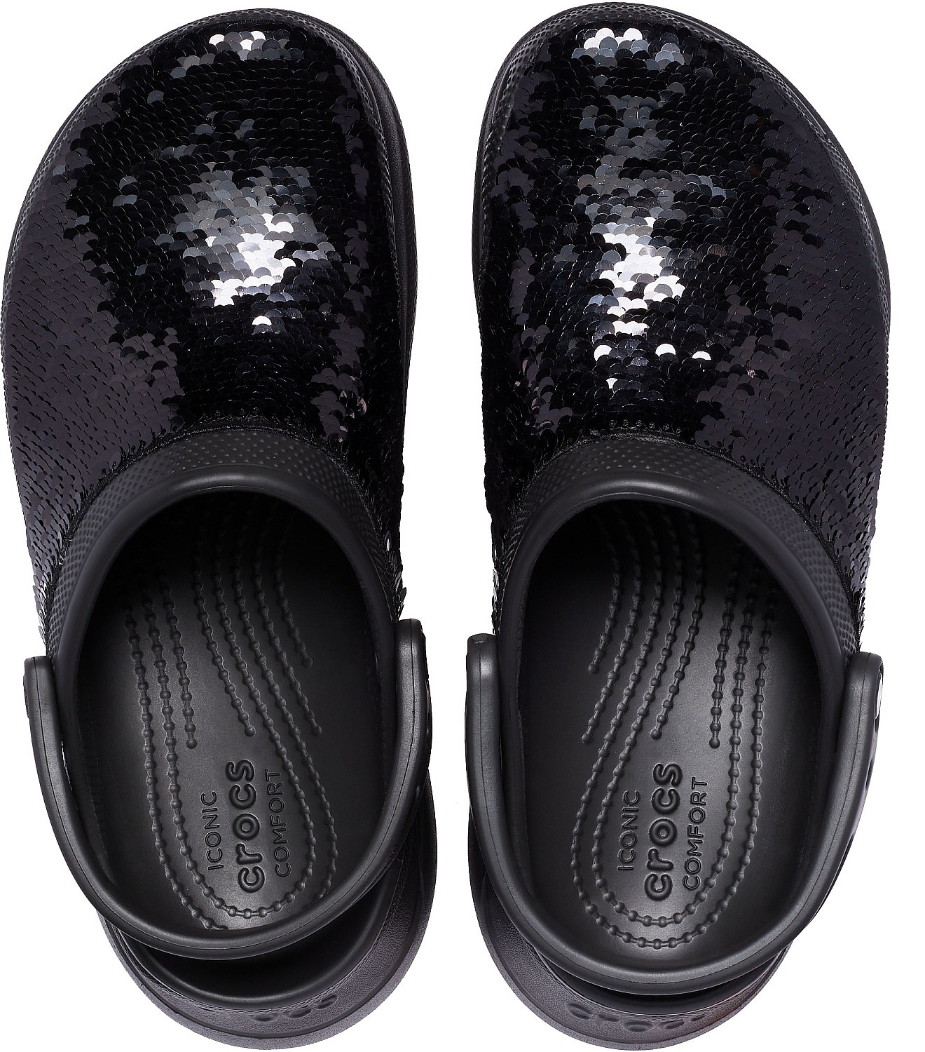 shoes Crocs Classic Bae Sequin Clog - Black/Multi - women´s - Snowboard ...
