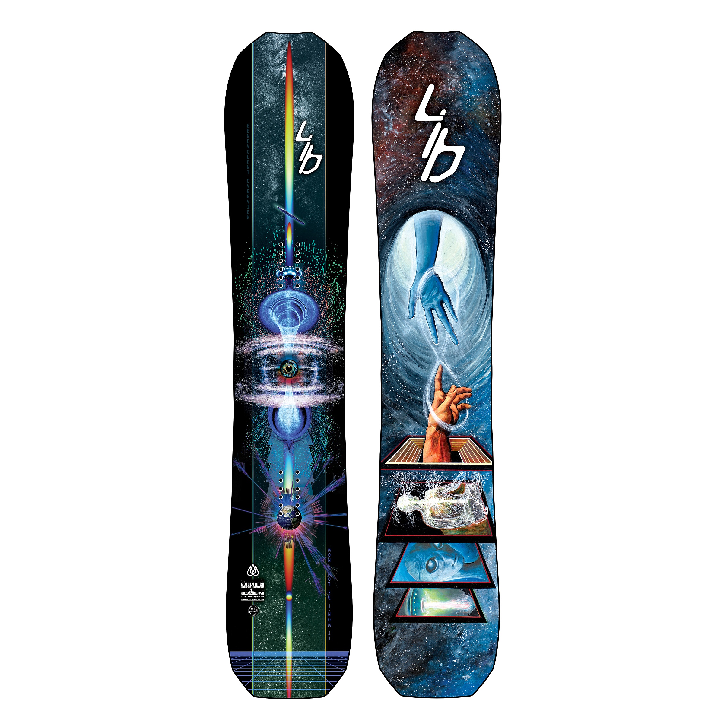 snowboard Lib Technologies Travis Rice Golden Orca C2 - Assorted ...