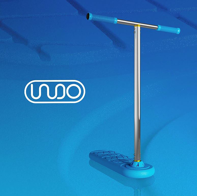 scooter Indo Pro Trampoline 750 - Blue - Snowboard shop, skateshop ...