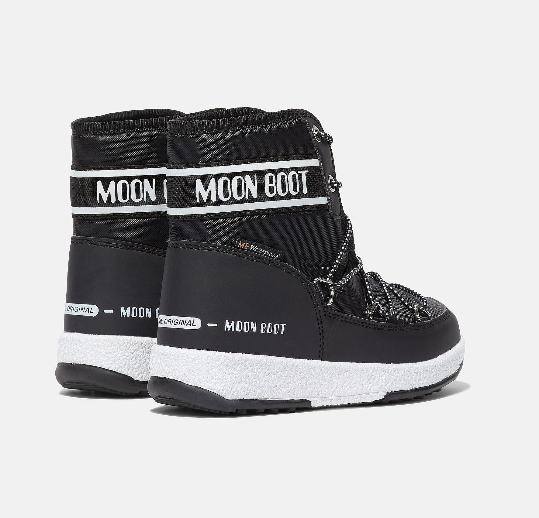 shoes Tecnica Moon Boot JR Boy MID WP - Black - Snowboard shop ...