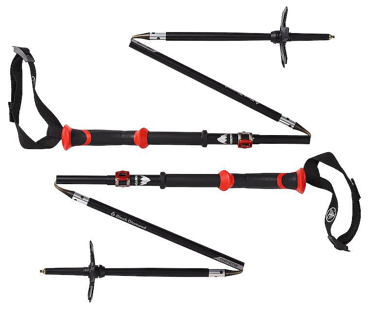 sticks Burton Burton x Black Diamond Compactor Poles - Black/Red ...