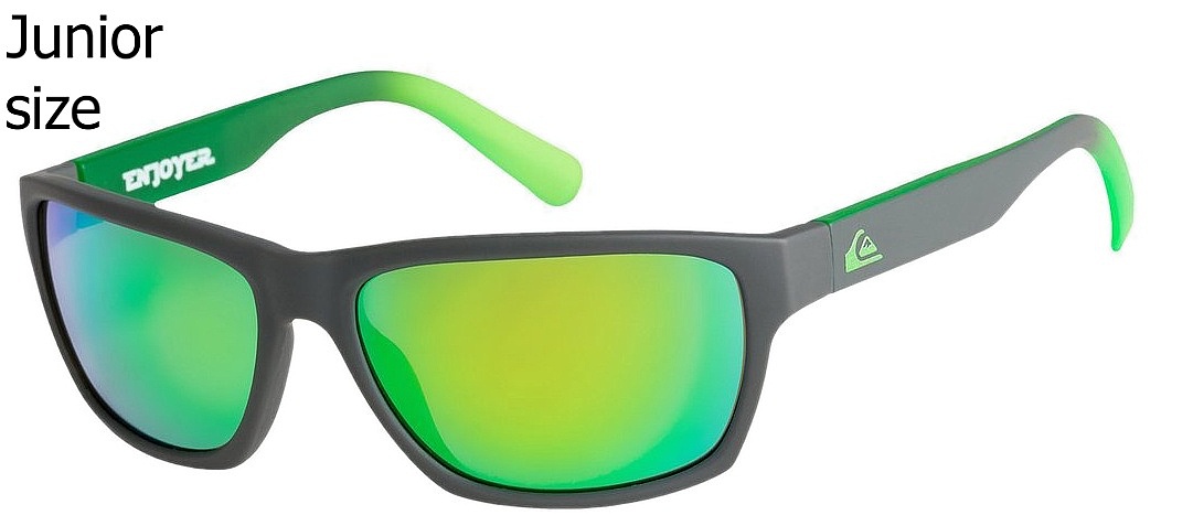 brýle Quiksilver Enjoyer - XSSG/Matte Crystal Smoke/Flashgreen ...