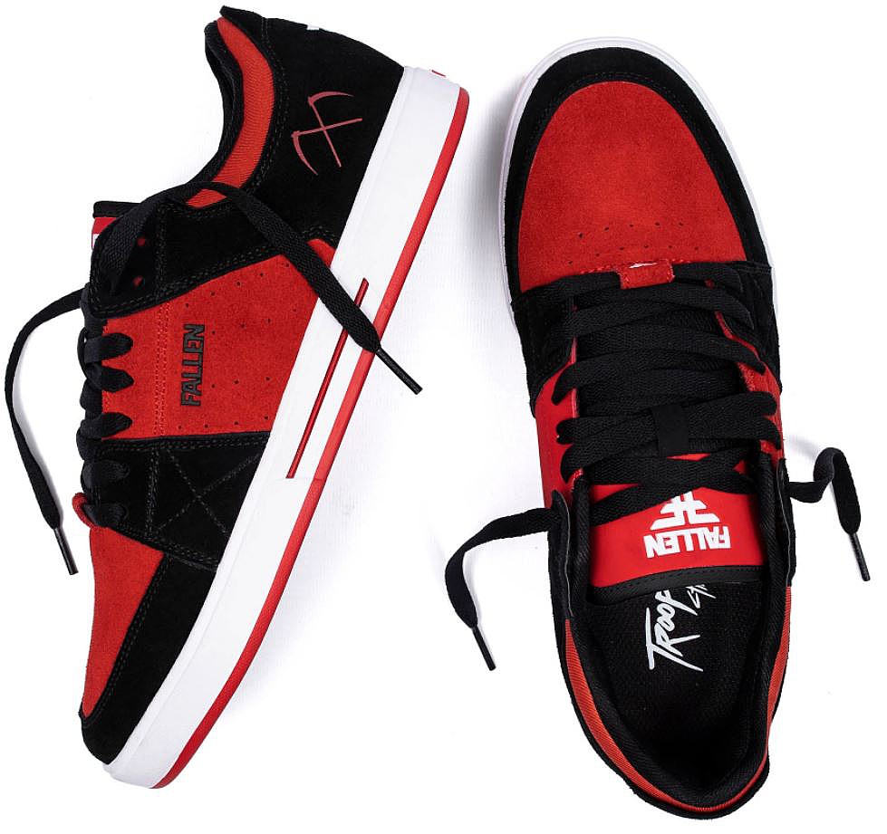 shoes Fallen Trooper - Black/Scarlet Red Chris Cole - men´s - Snowboard ...