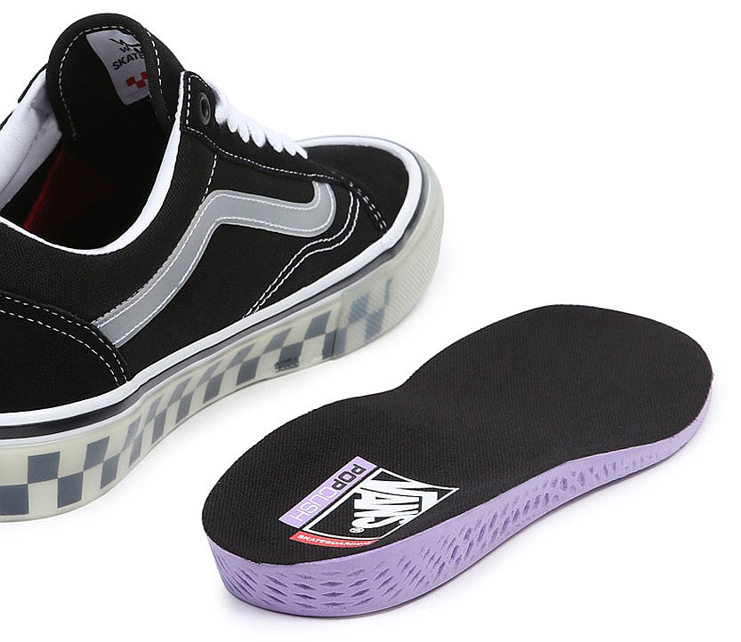 shoes Vans Skate Old Skool - Translucent Rubber Black/Clear - men´s ...