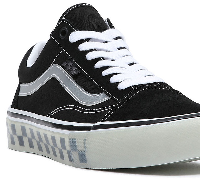 shoes Vans Skate Old Skool - Translucent Rubber Black/Clear - men´s ...