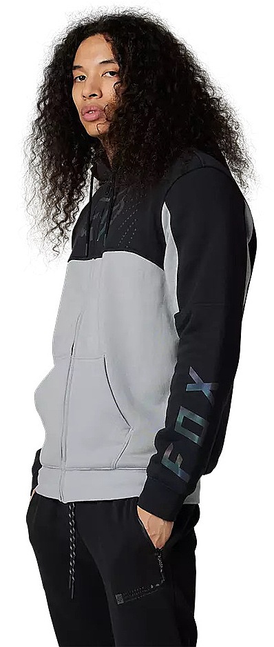 sweatshirt Fox Ryaktr Sasquatch Zip - Steel Grey - men´s - Snowboard ...