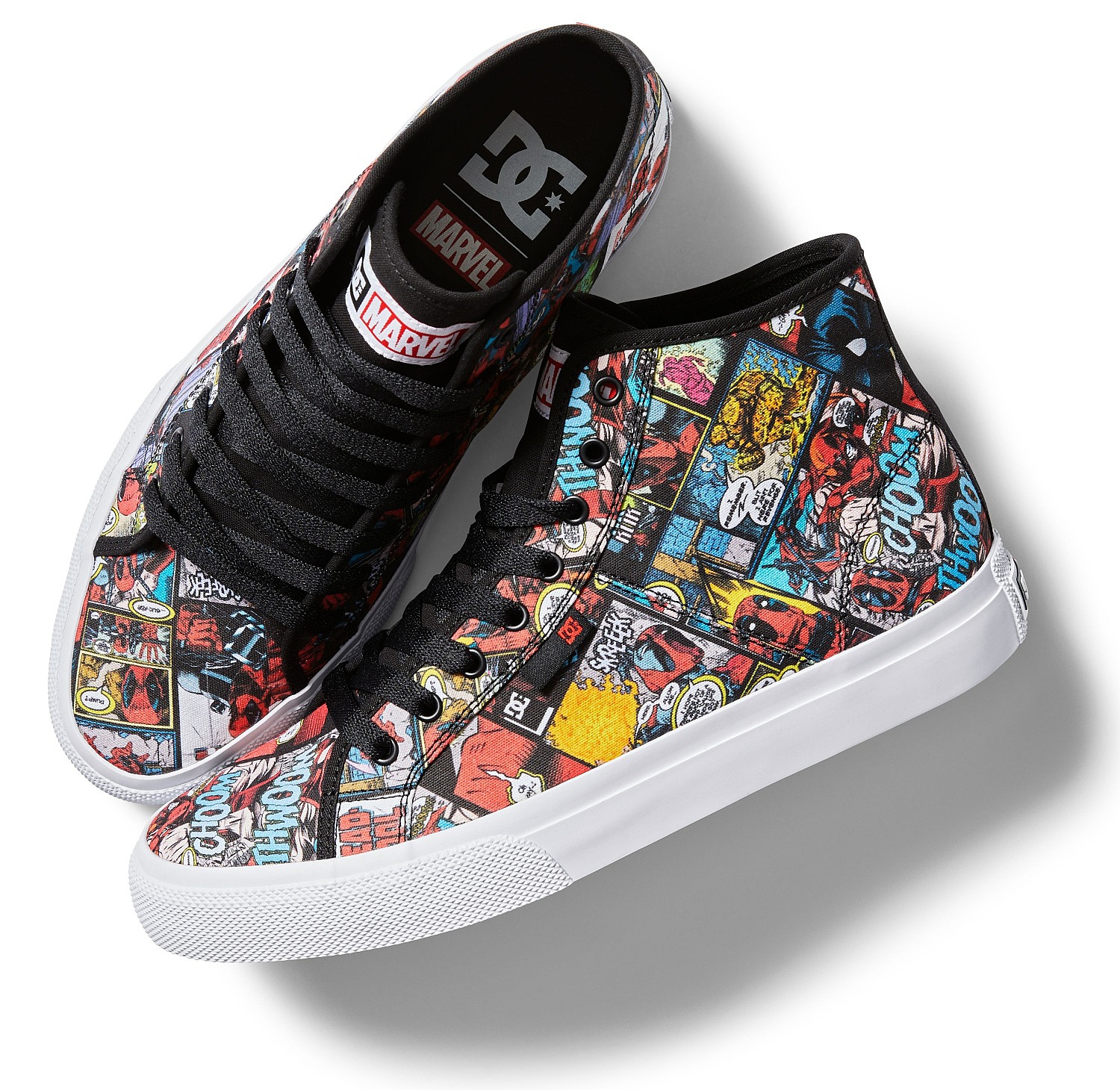 shoes DC Deadpool Manual Hi - BK5/Black Multi - Snowboard shop ...