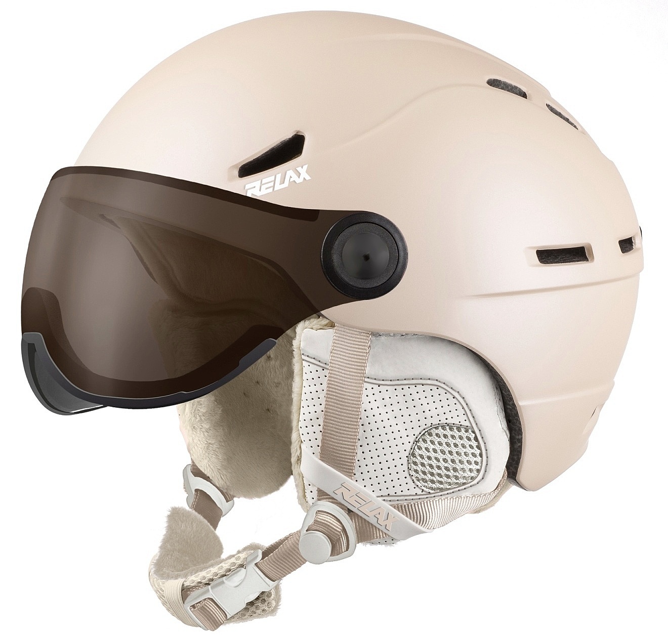 helma Relax Patrol Visor - RH32B/Matte Pearl/Beige/Pink/White Sensor ...