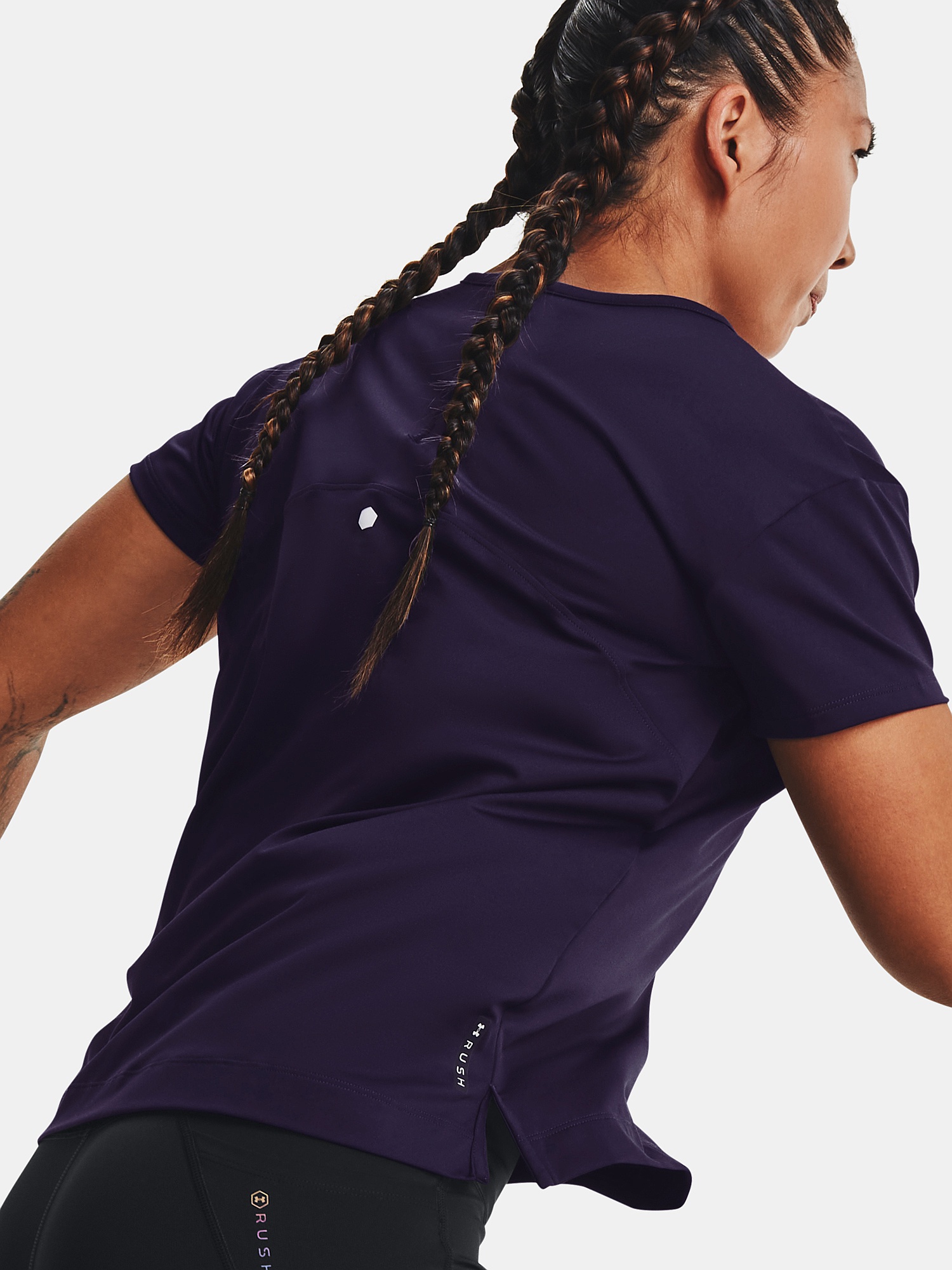 tričko Under Armour Rush Energy - Purple Switch - Snowboard shop ...